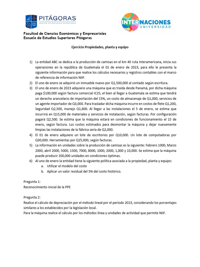 15. Ejercicio PPE | PDF