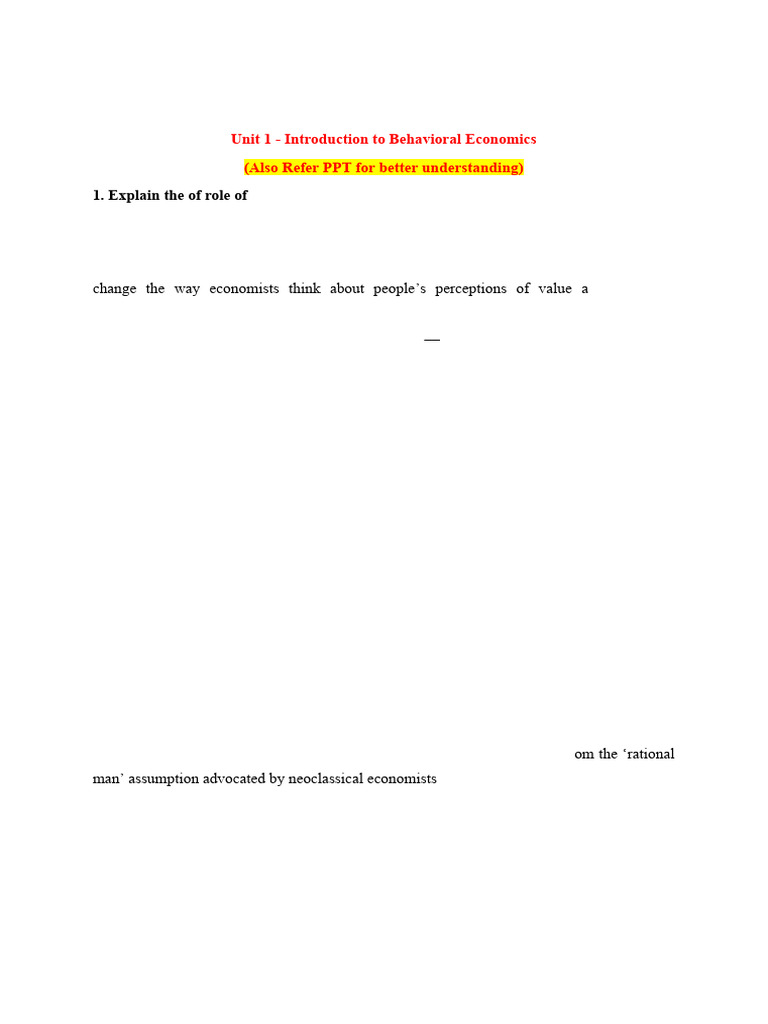 UNIT 1 Pocket Notes | PDF