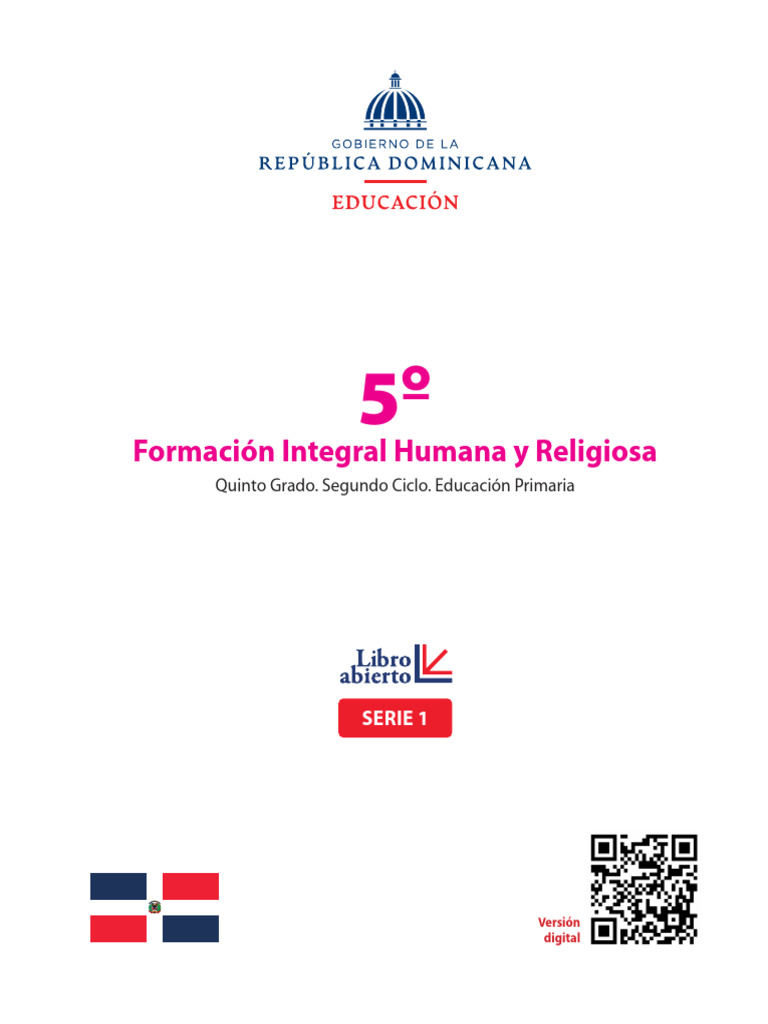 Formación Integral Humana y Religiosa 5to grado | PDF | República ...