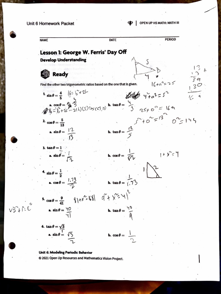 Unit 6 Math HW - Ayush | PDF