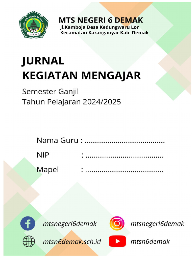 Cover Jurnal Guru | PDF