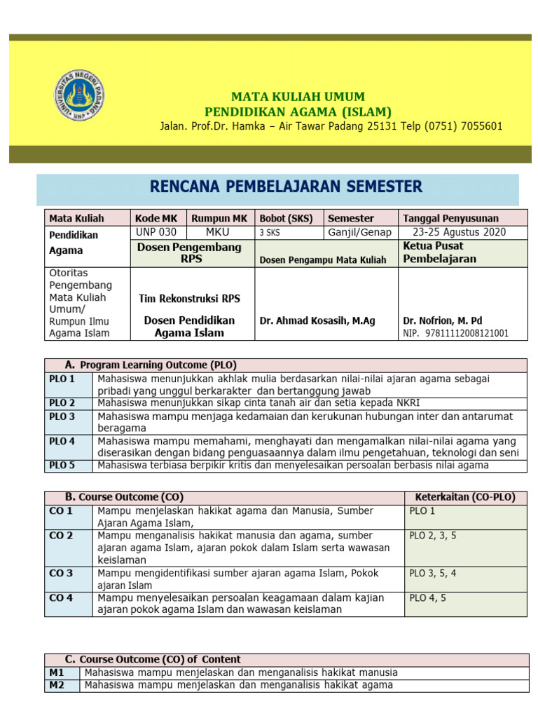 RPS - 202321280457.pdf PAI | PDF | Islamic Ethics | Science & Mathematics