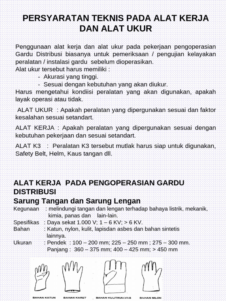Alat Kerja Dan Alat Ukur | PDF