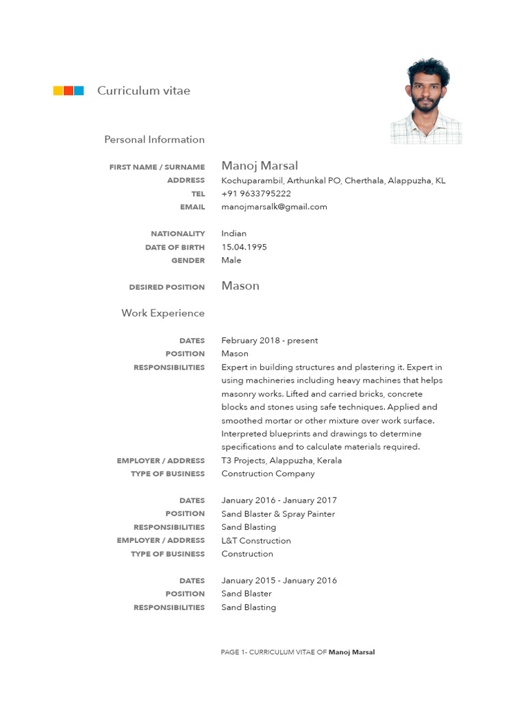 Mason Manoj Marsal-2 | PDF