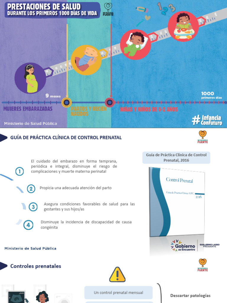 Control Prenatal y Control de Crecimiento - Mi Guagua Fuerte | PDF
