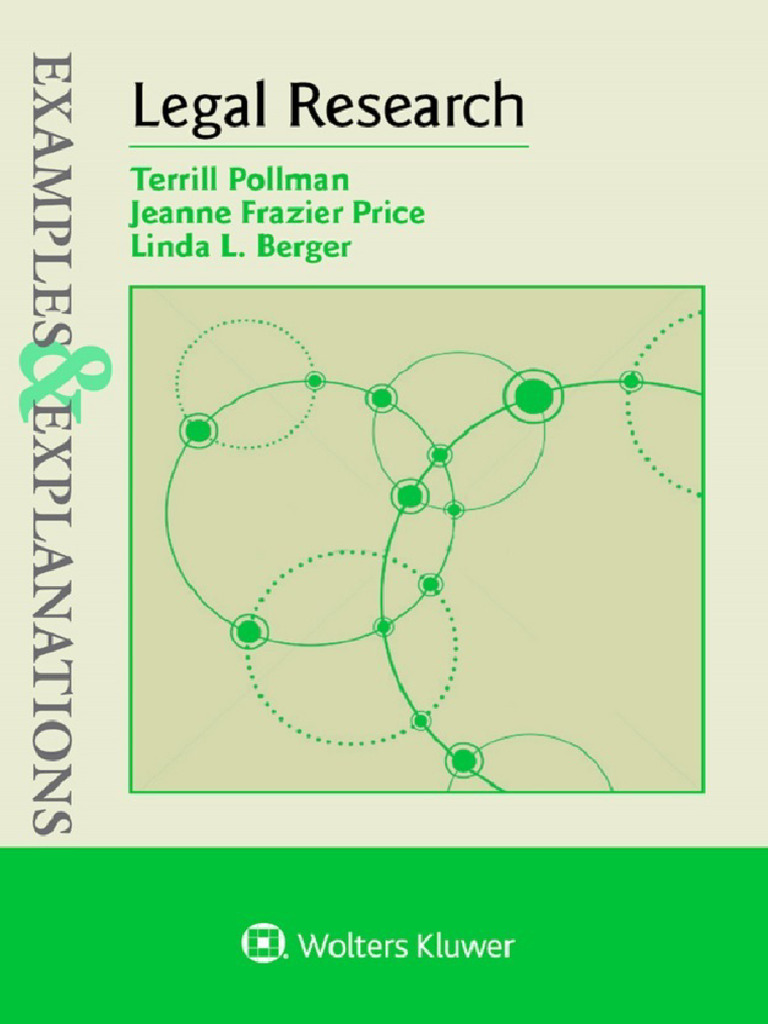 Examples Explanations For Legal Research (Examples Explanations Series ...