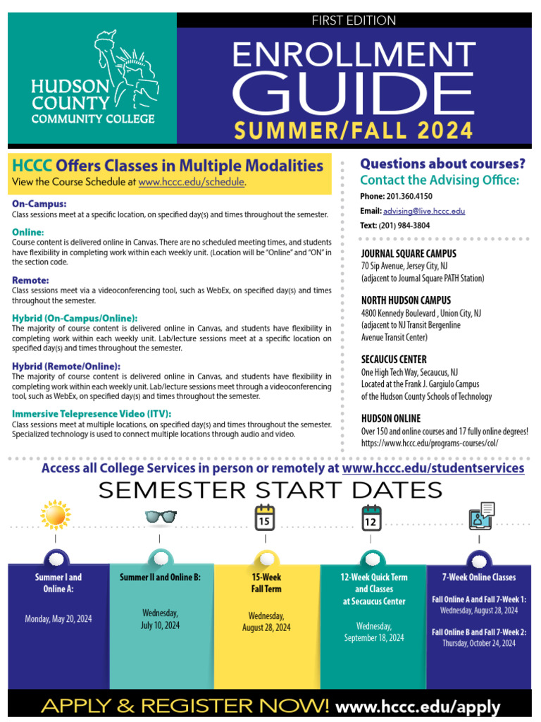 Enrollment Guide For Summer Fall 2024 | PDF