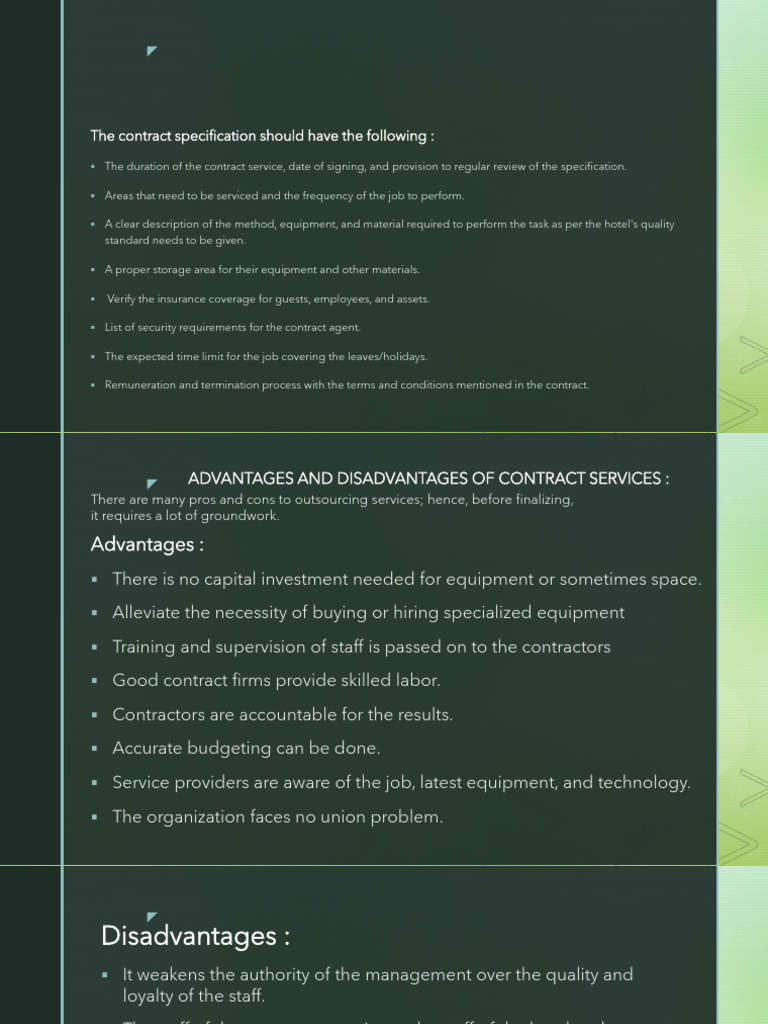 Contract Specification 4 September 2024 | PDF