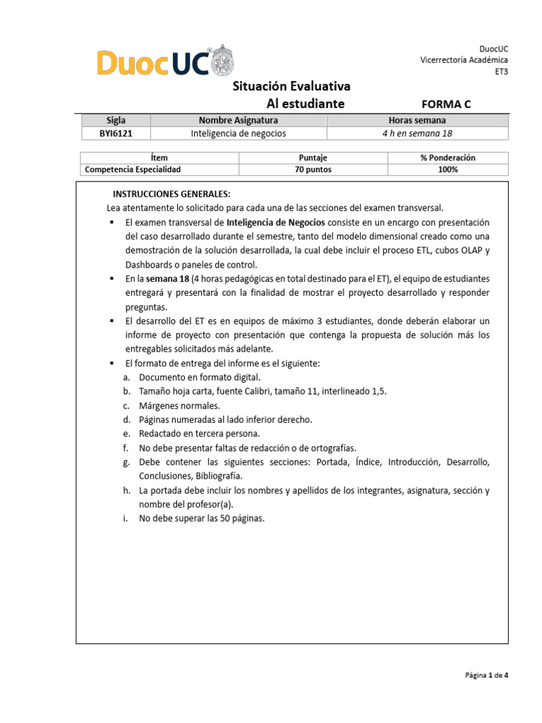 Caso Semestral - C | PDF