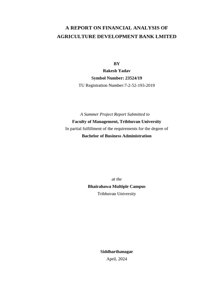 Summer Project | PDF