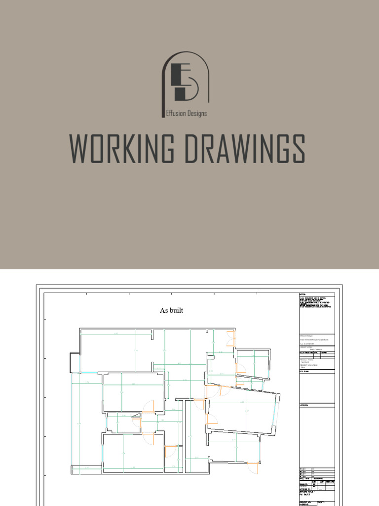 Working Drawings | PDF