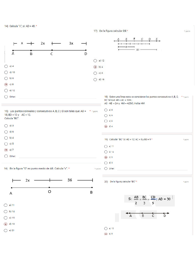 Segmentos Matematica A.Vilela | PDF