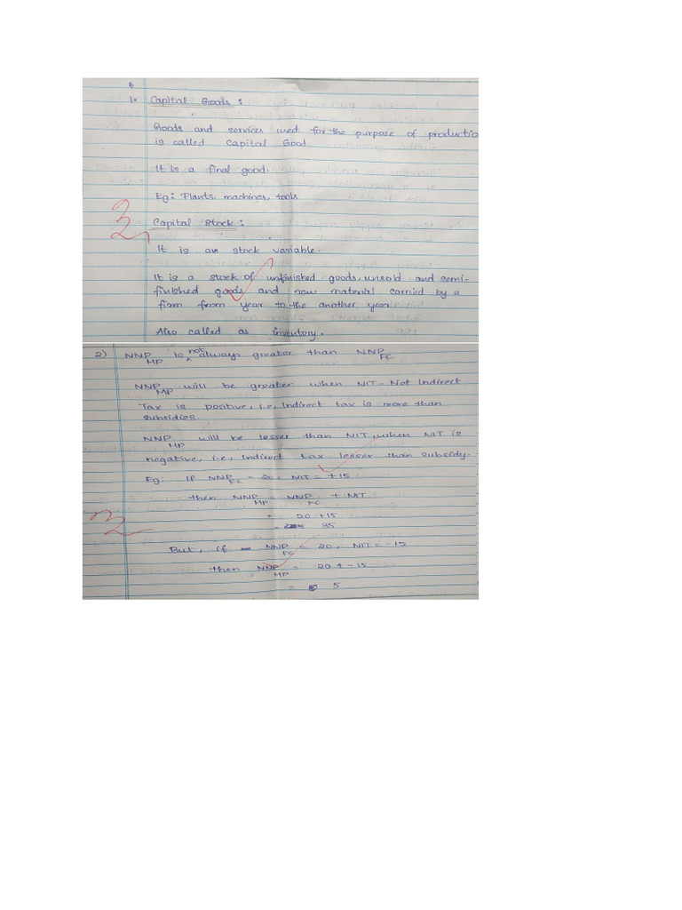 Class 12 Eco CH 1 and 2 Macroanswers | PDF