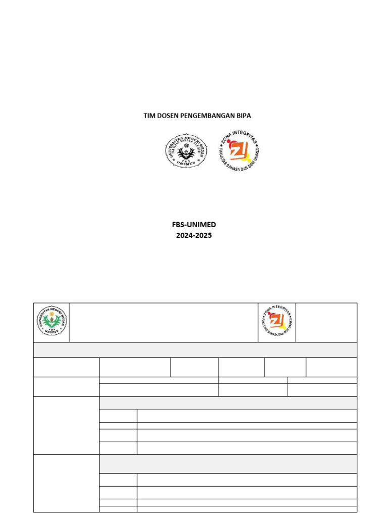 RPS Pengembangan BIPA-Tim-Blok-1-S2-PBSI-3-2024-FINAL | PDF