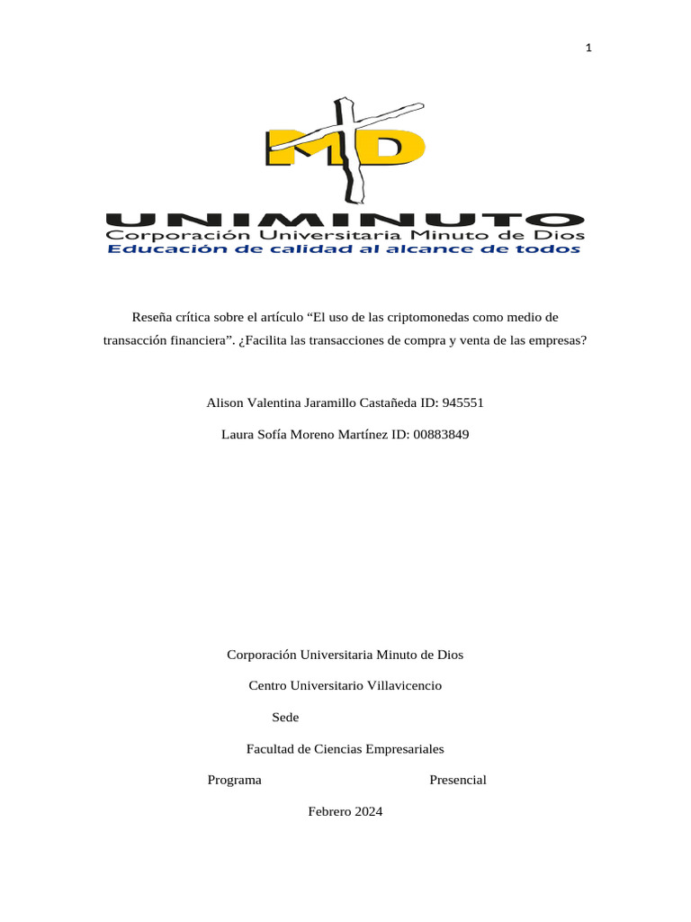 Las Criptomonedas - Reseña | PDF