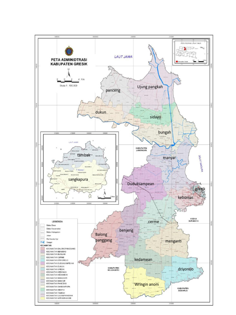 Peta Gresik-2 | PDF