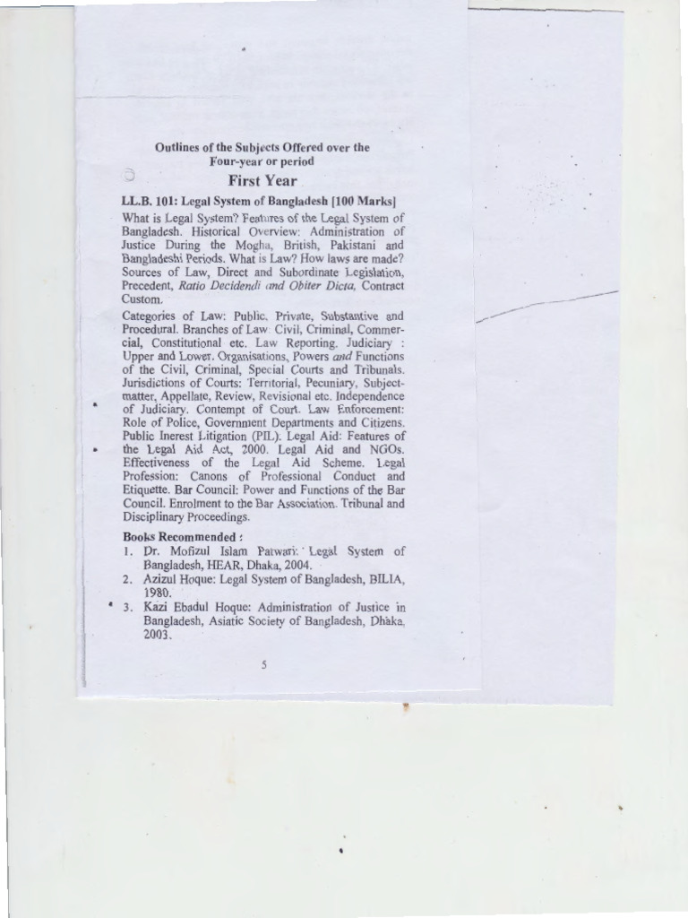 LLB Du | PDF