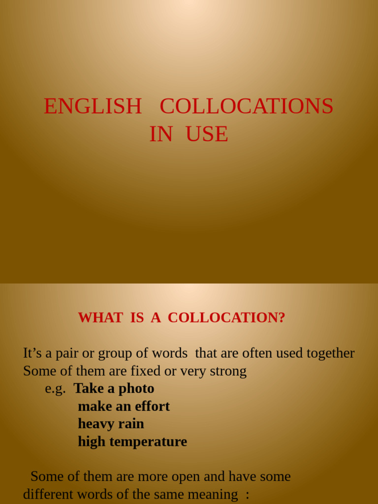 Collocation | PDF