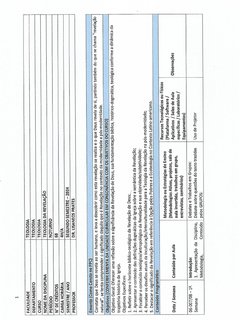 Plano - Th.rev 2 | PDF