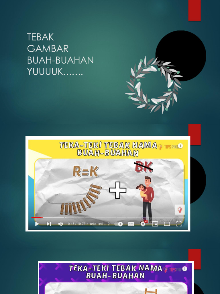 IDE ICE BREAKING TEBAK GAMBAR BUAH-BUAHAN.pdf | PDF