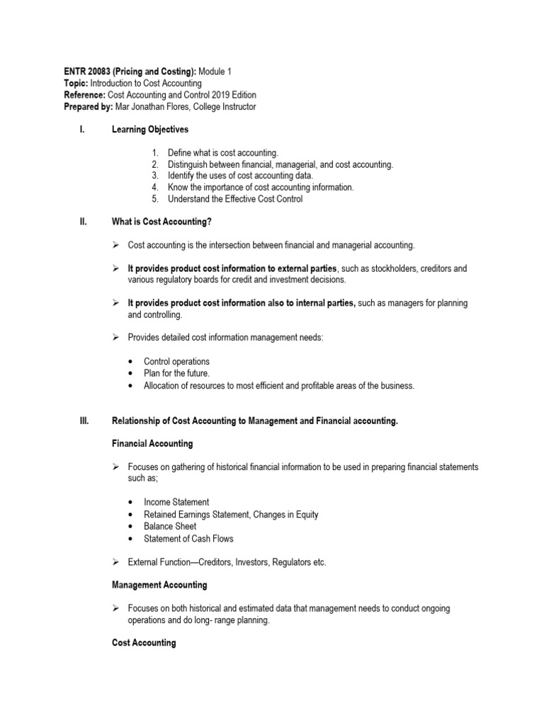 ENTR 20083 - Module 1 | PDF