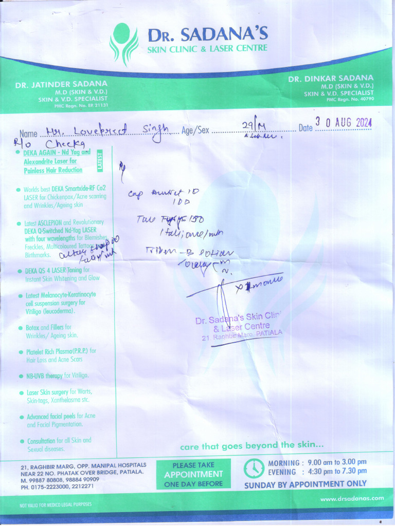 Dr. Prescription | PDF