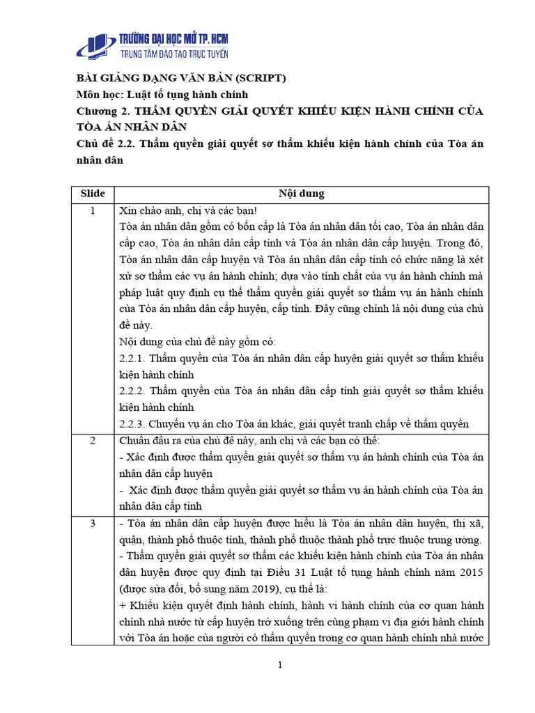 Script Chuong 2 - Chu de 2 | PDF