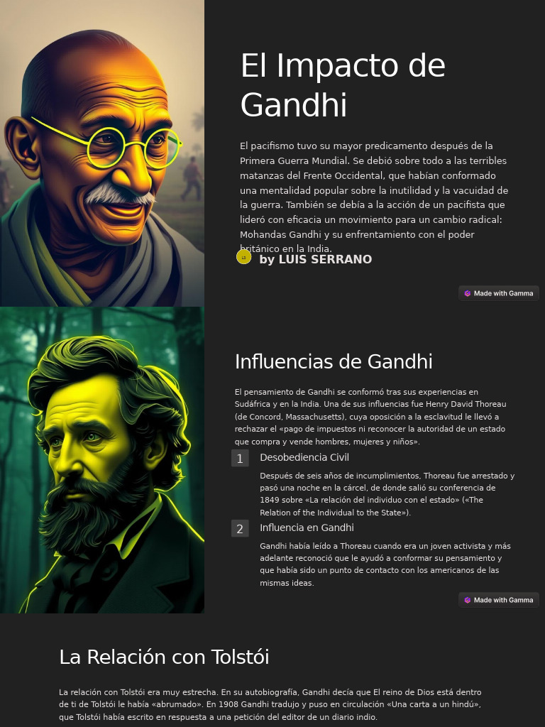 El Impacto de Gandhi | PDF