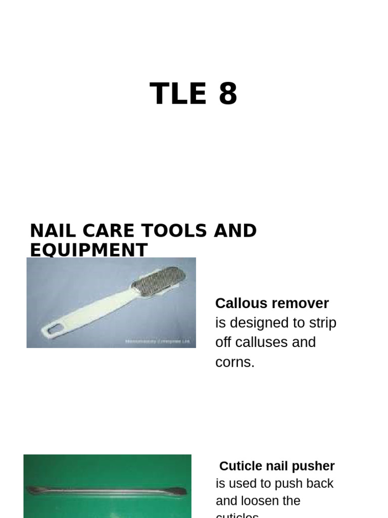 TLE 8-Nail Care | PDF