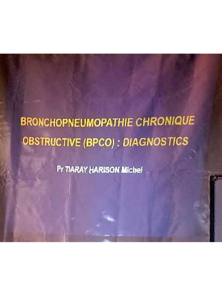 Diagnostic BPCO | PDF