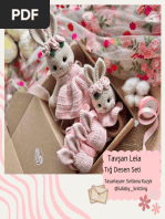 Elya The Crochet Bunny Amigurumi Free Pattern | PDF | Crochet | Stuffed ...