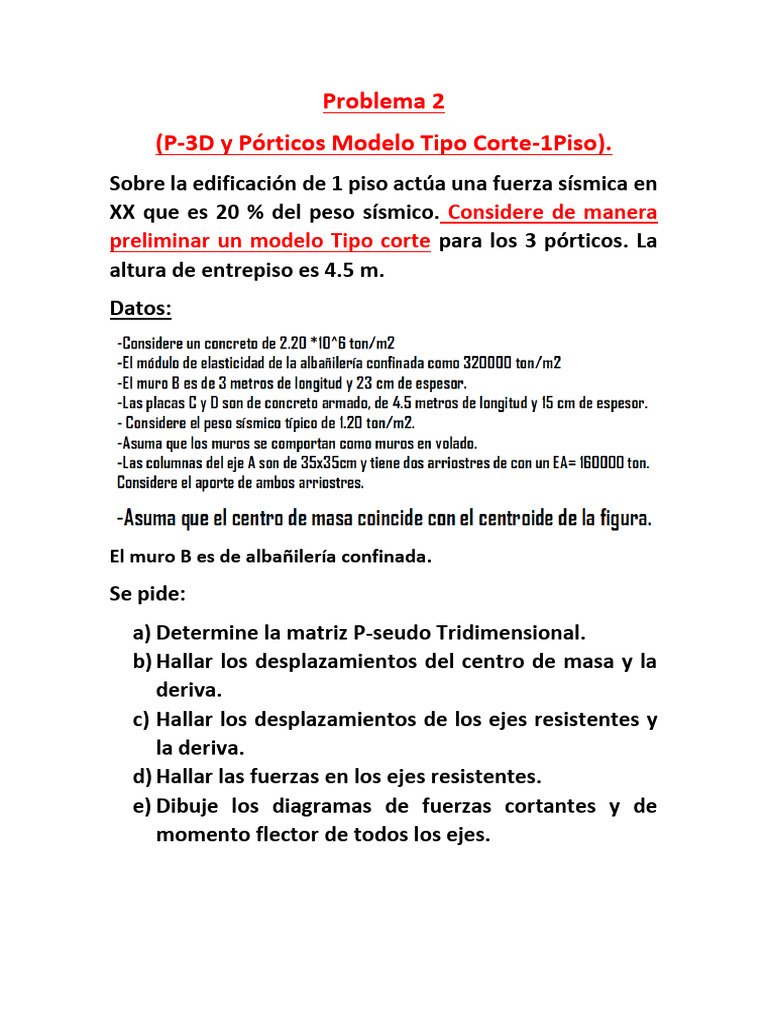 problema 2 y 3 Sabado | PDF