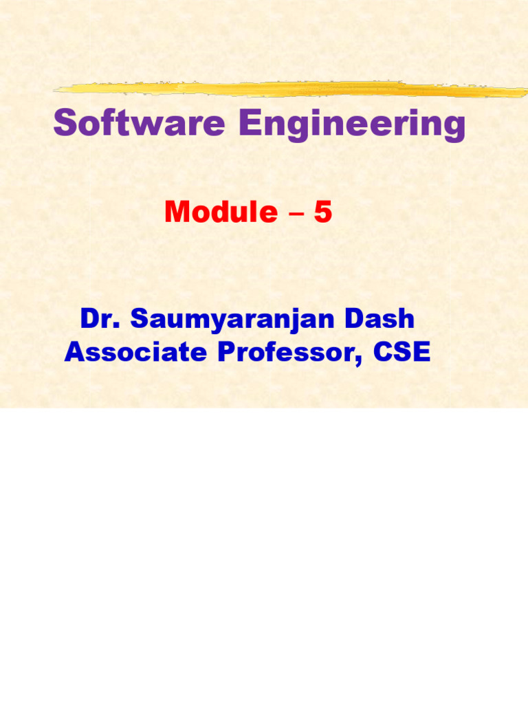 SE Module 5 | PDF