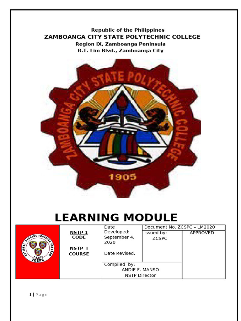 NSTP Module 1 | PDF