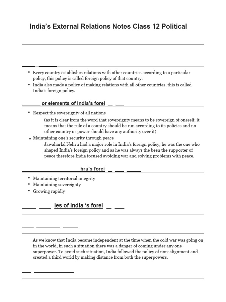 Class 12 Chapter 4 Political Science Book 2 Notes English Medium | PDF
