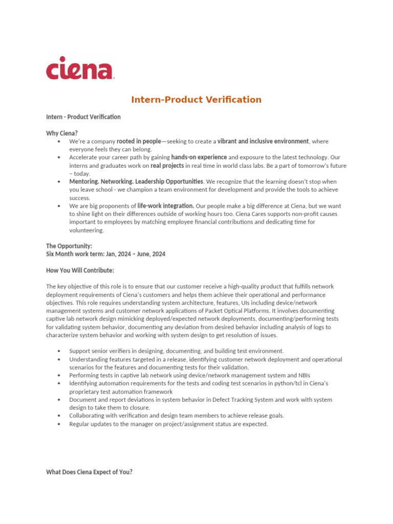 JD Intern Product Verfication | PDF