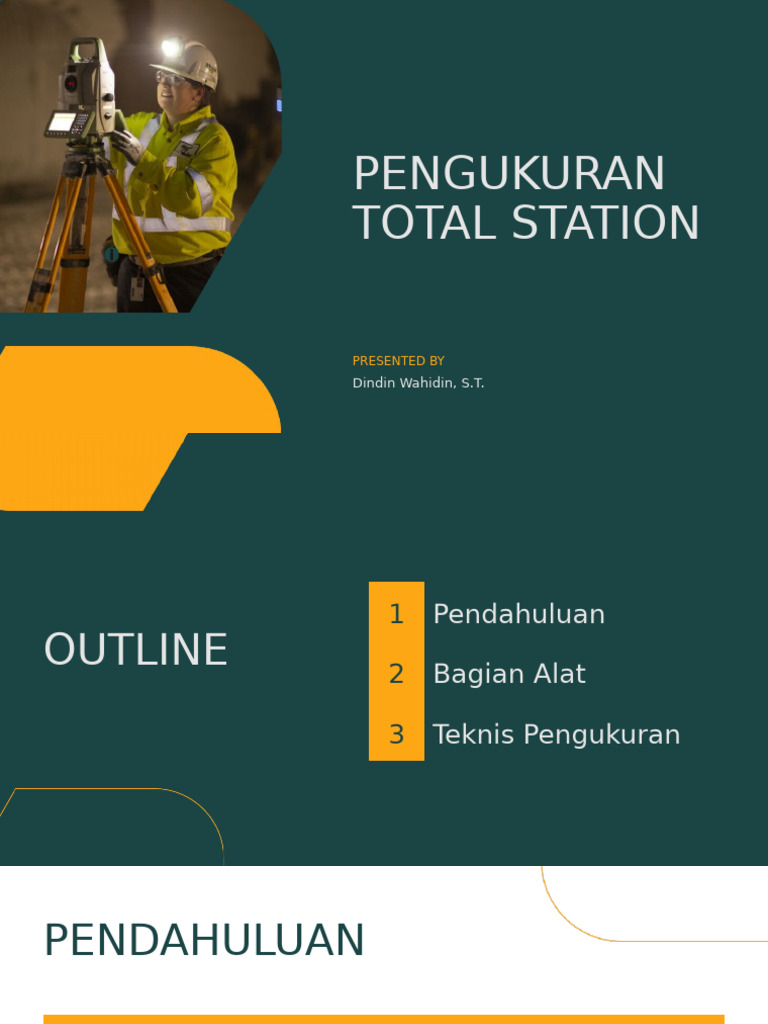 E. Materi Total Station | PDF