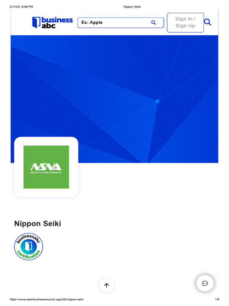 Nippon Seiki | PDF
