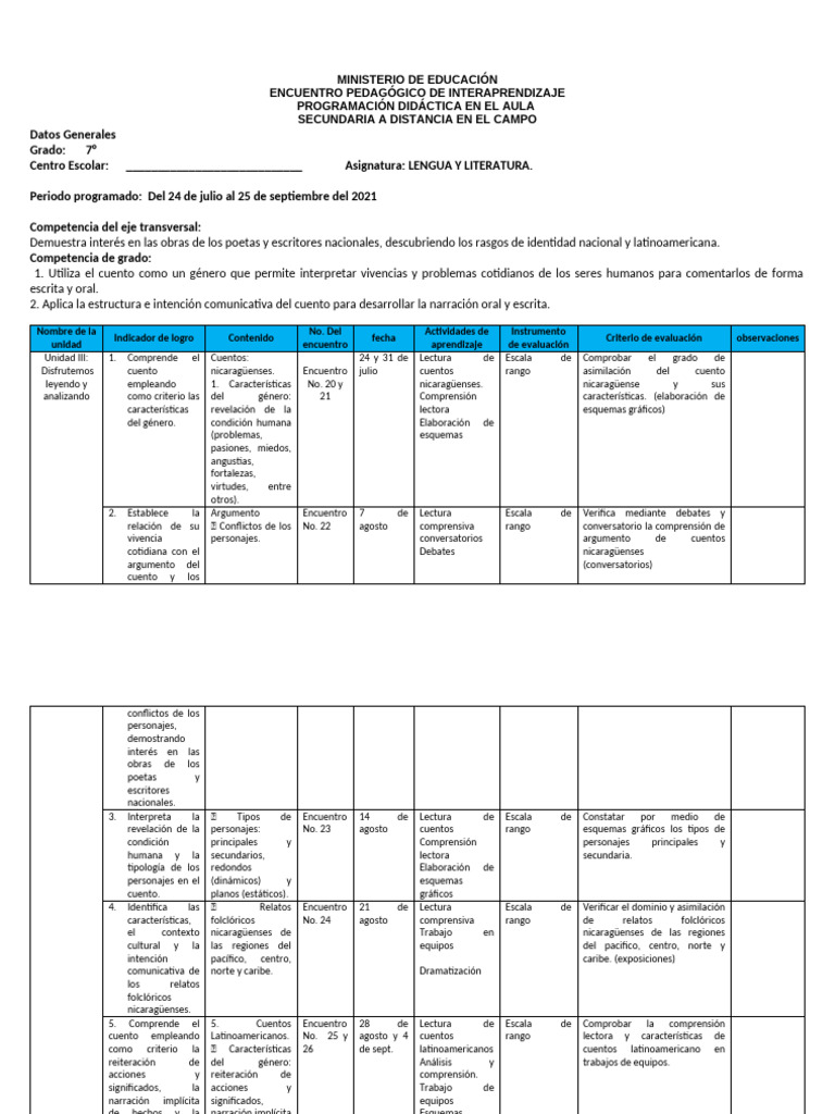 7° Grado | PDF
