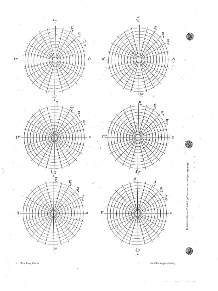 Polar Graph Paper | PDF