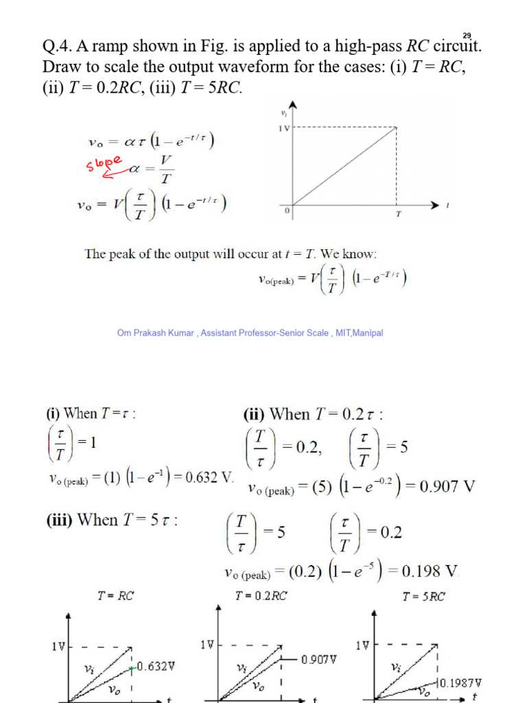 Linear Wave Shaping - 02 | PDF
