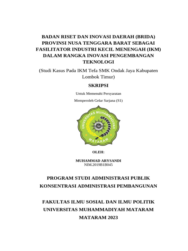 S.AP (Skripsi) Revisi 3 | PDF