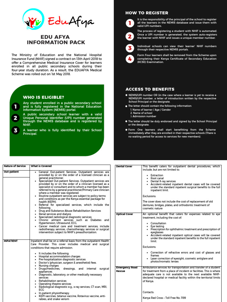 EduAfya Information Pack | PDF