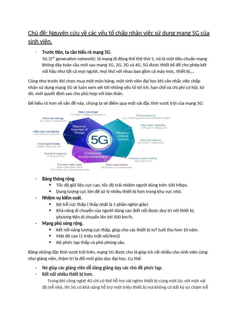 chấp nhận mạng 5g | PDF