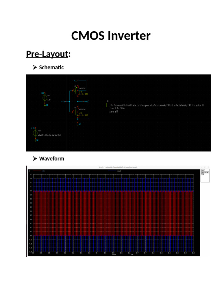 CMOS Inverter | PDF