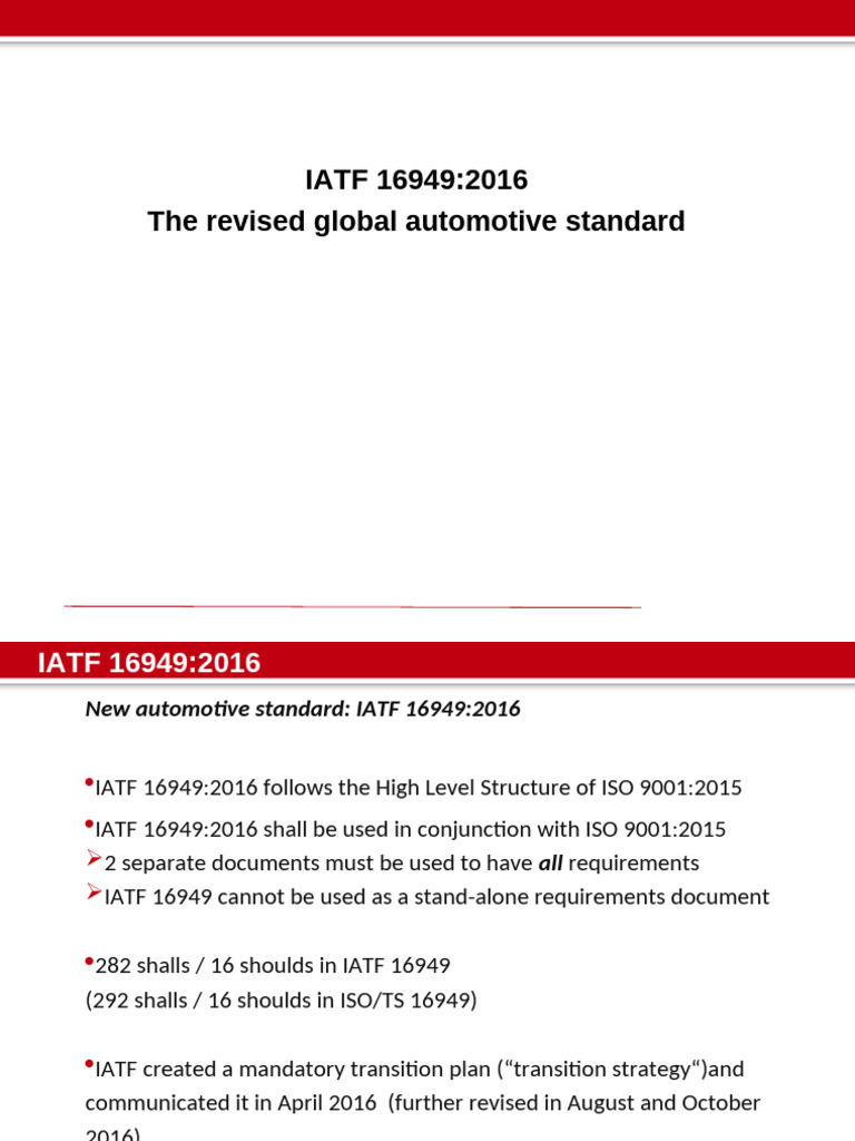 IATF Experience Exchnage IATF 16949 | PDF