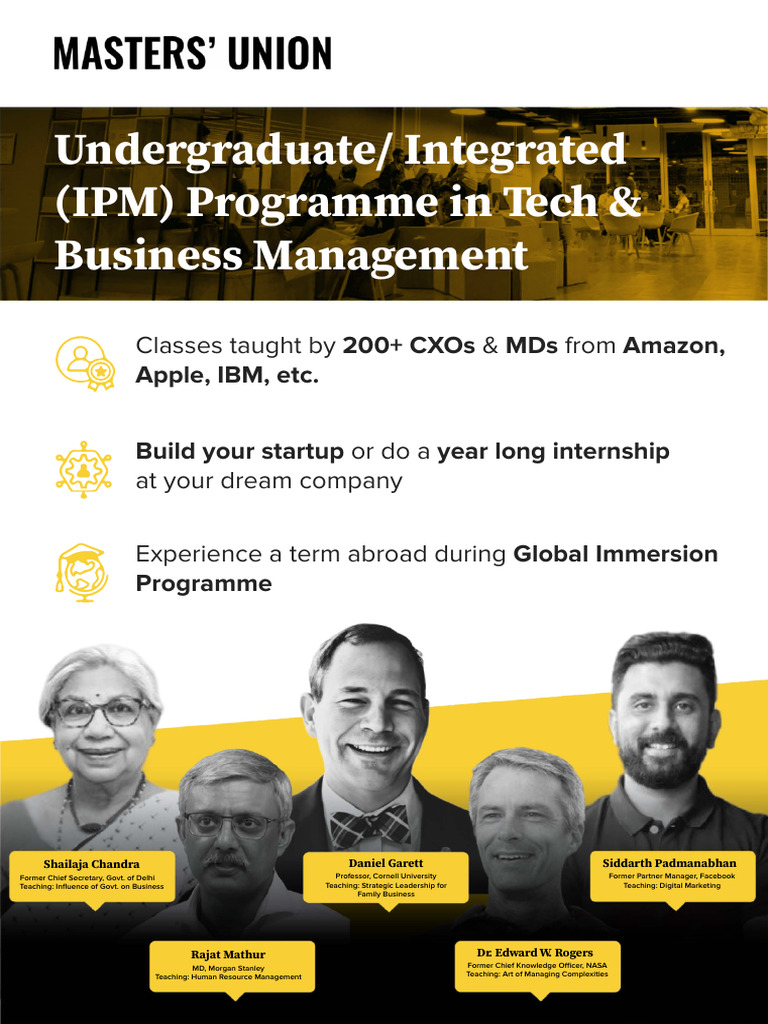 UnderGraduate Programme-Brochure | PDF