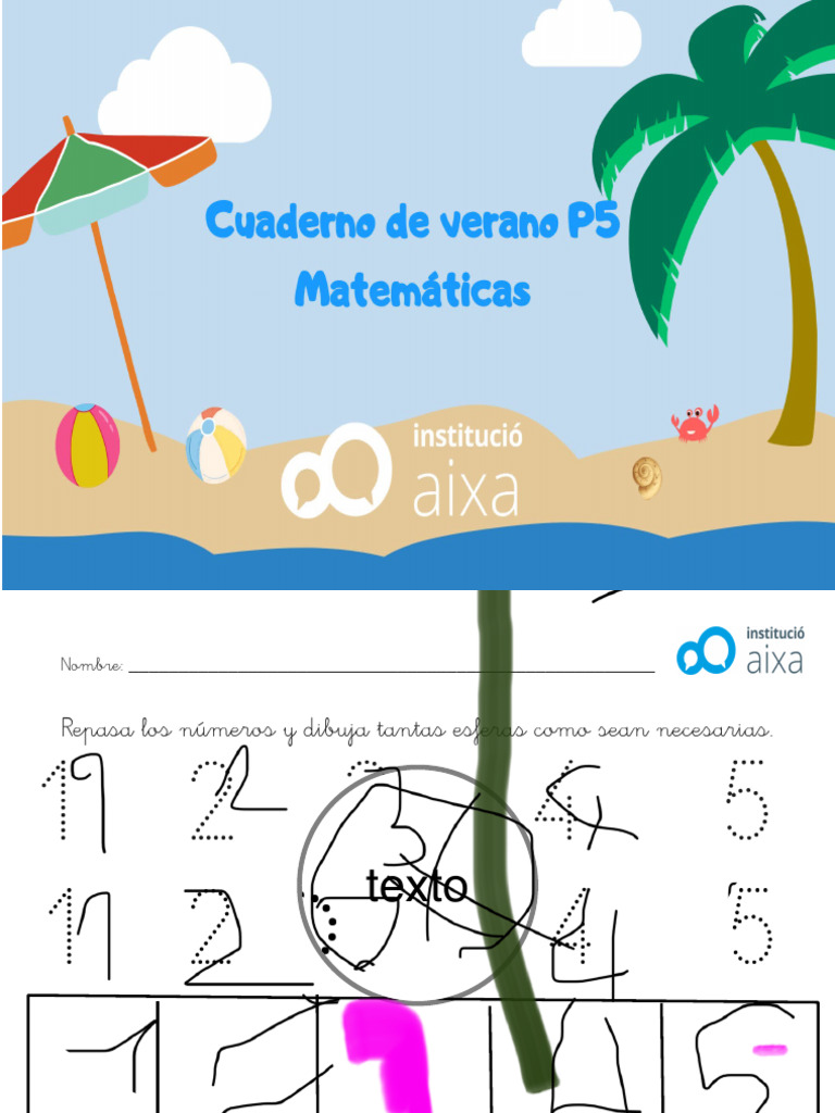 Cuaderno de Verano Matematicas P5 | PDF