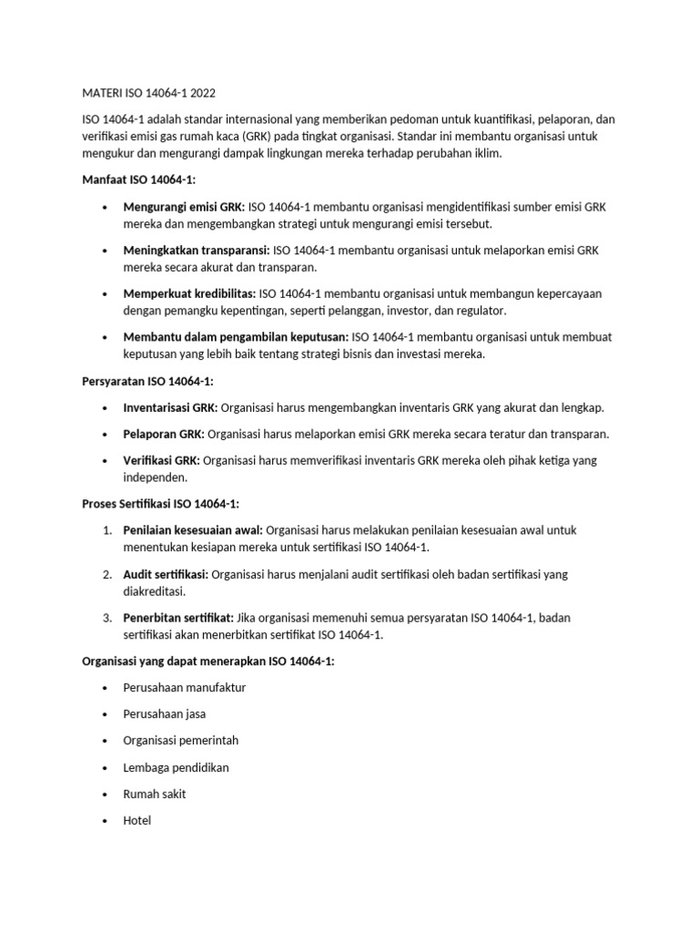 Materi Iso 14064 1 Pdf