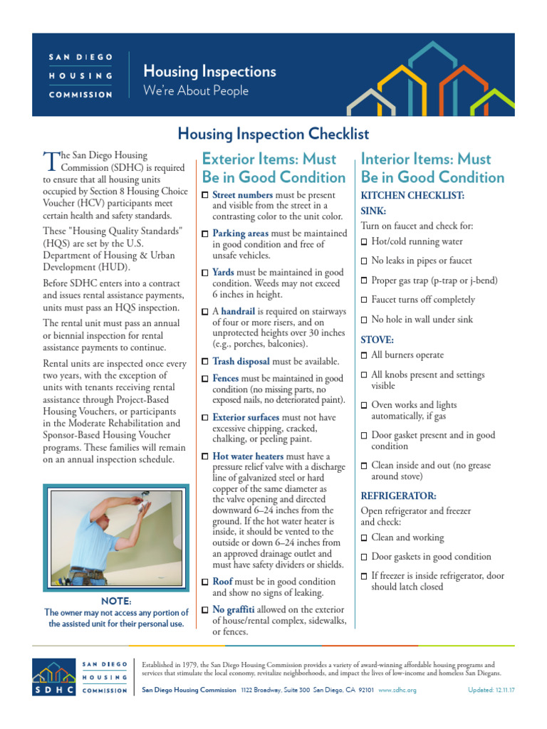 Housing-Inspections_Checklist | PDF